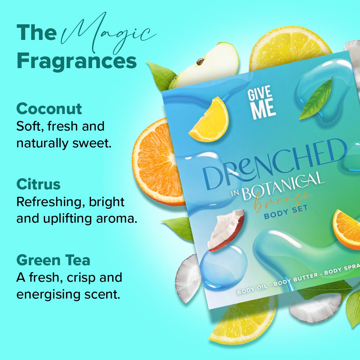 Botanical Breeze Drenched Bodycare Set (Worth £39.97) – Give Me Cosmetics